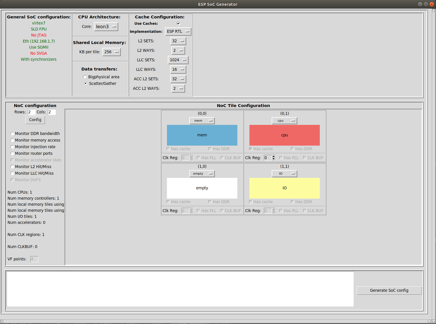 ESP - open SoC platform